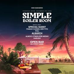 SIMPLE BOILER ROOM - הסוכנות 13, הוד השרון - לוח אירועים | איזי
